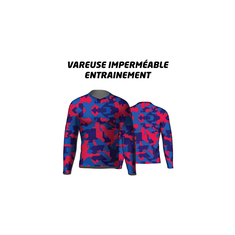Vareuse rugby adulte en Softshell 3 couches imperméable respirant